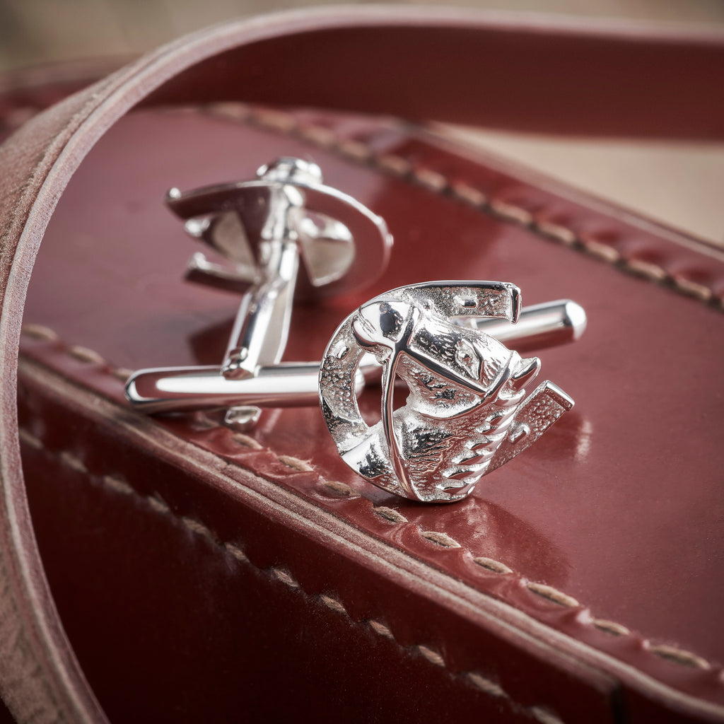 Sterling Silver Horse Head & Shoe Cufflinks – The Cufflink Store