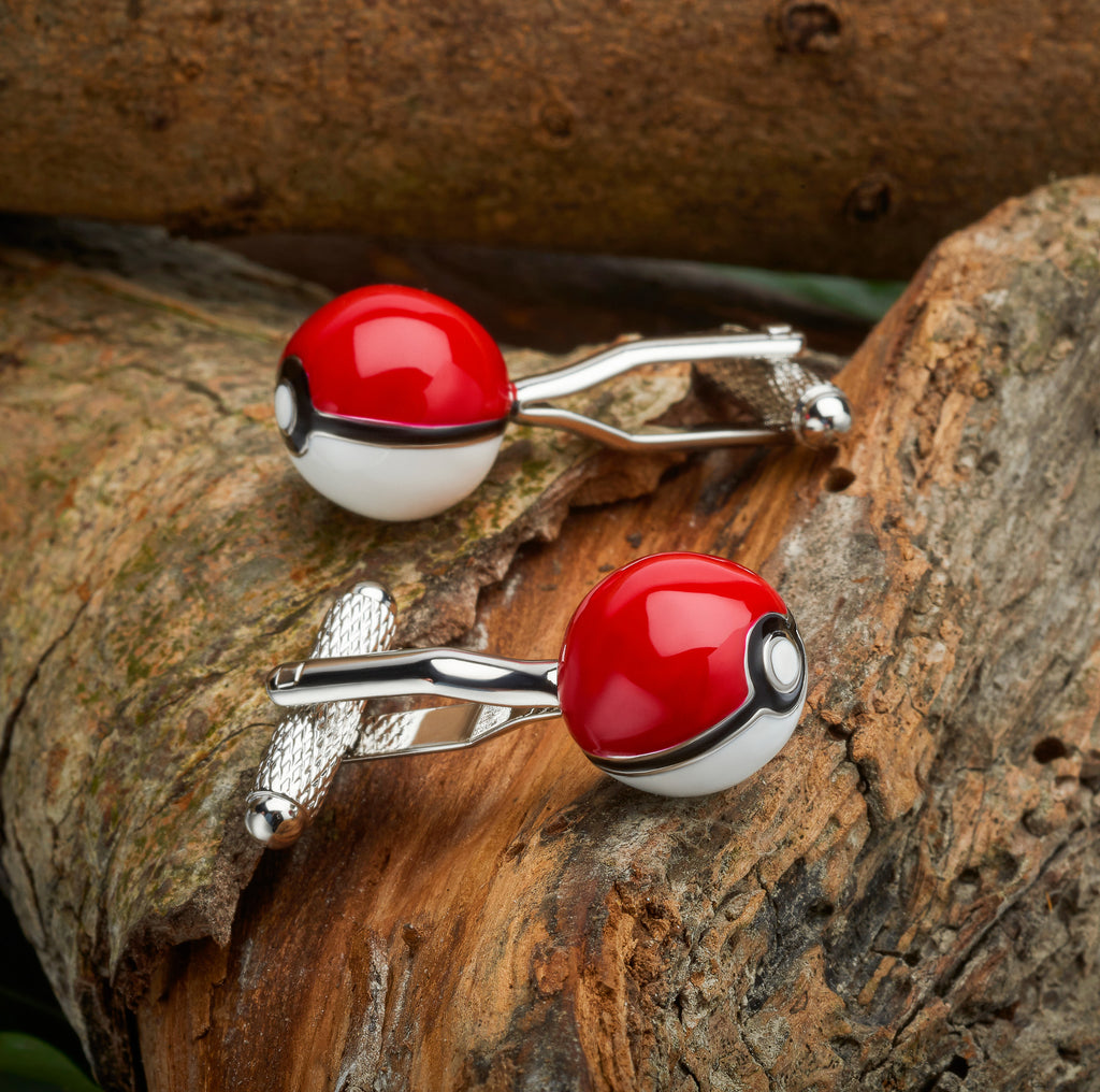 Pokemon Poke Ball Cufflinks – The Cufflink Store