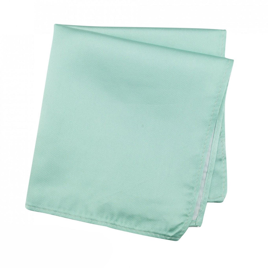 Plain Cyan Silk Handkerchief – The Cufflink Store