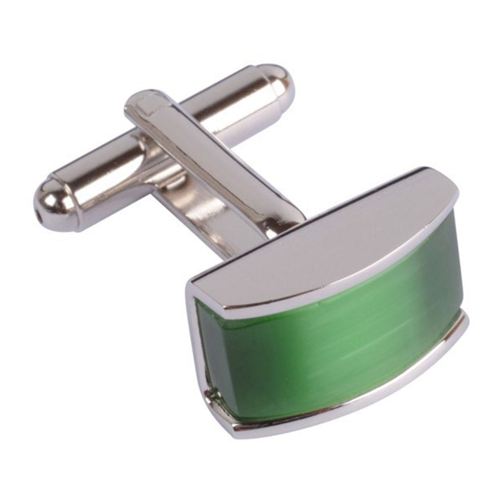 Green Bridged Fashion Cufflinks – The Cufflink Store