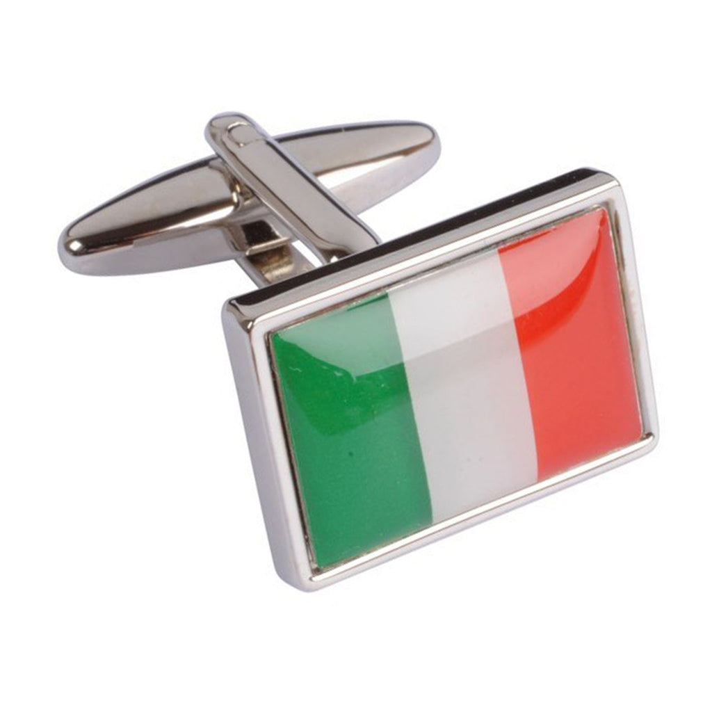 Italian Flag Cufflink – The Cufflink Store
